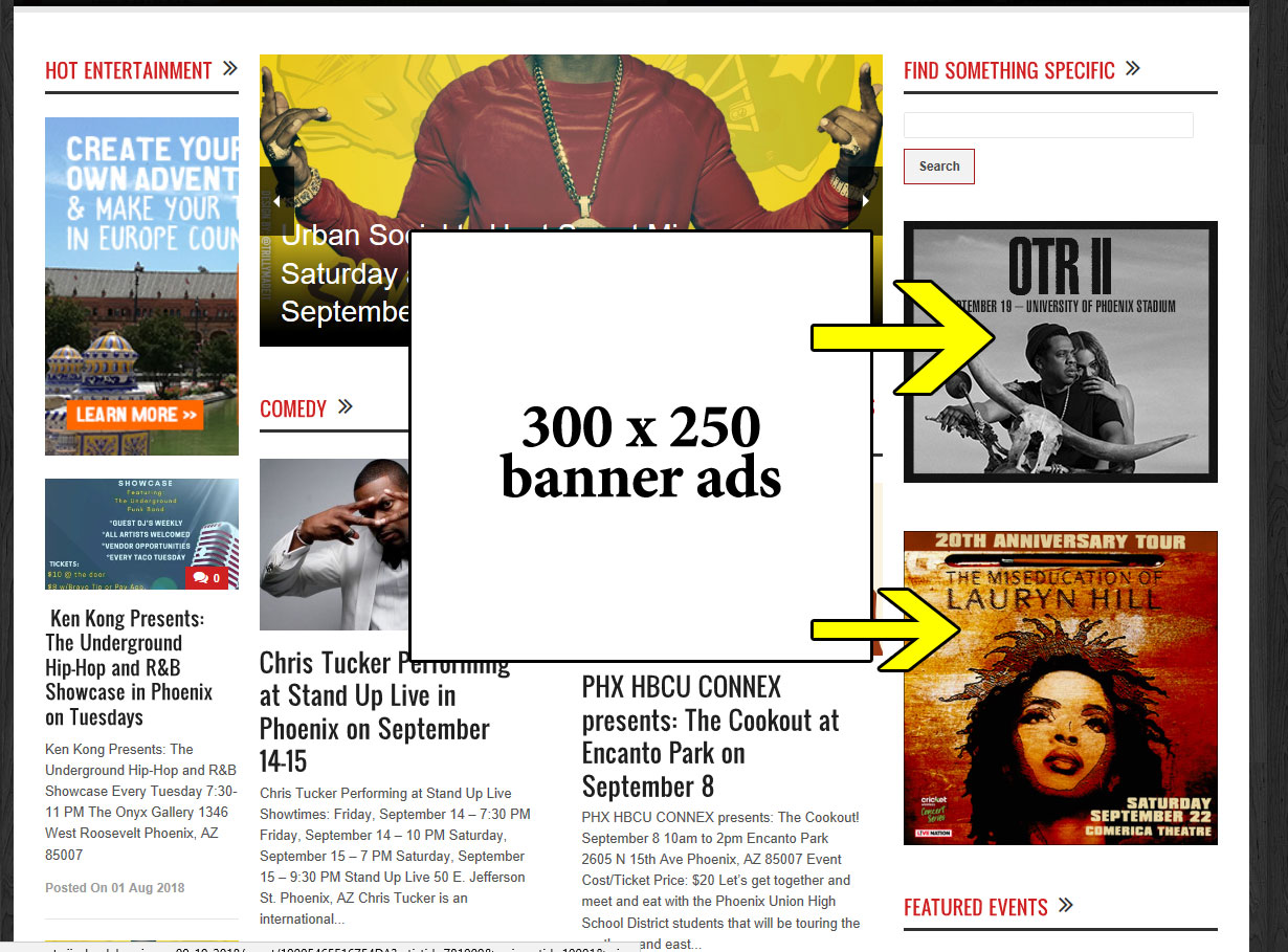 PhxSoul.com - Promote Your Business with Banner Ads!